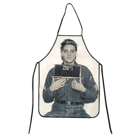 Elvis Presley | Kitchen | Elvis Presley Enlisting Army Apron Fun ...